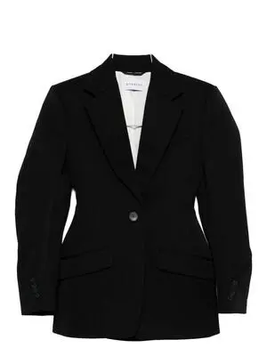 Givenchy Wool Single-breasted Jacket - Black