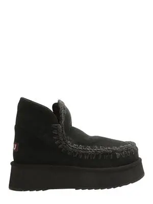 Mou Mini Eskimo Platform Boots - Black