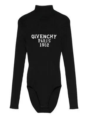 Givenchy High Neck Bodysuit - Black