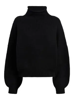 Khaite Cashmere Turtleneck Jumper - Black