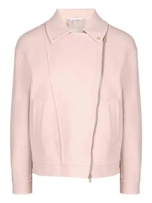 Herno Wool Biker Jacket - Pink