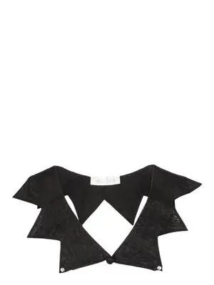 FORTE_FORTE Cotton Collar - Black