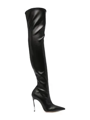Casadei Superblade Over-the-knee Boots - Black
