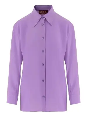 Gucci Silk Shirt - Purple