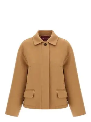 Gucci Caban Coat - Beige