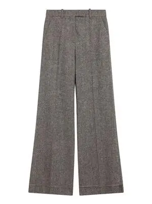 Valentino Garavani Patterned Wool Palazzo Trousers - Print