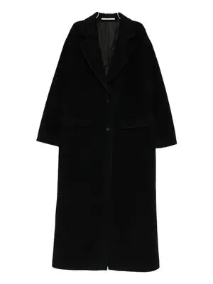 Tagliatore Wool Single-breasted Coat - Black