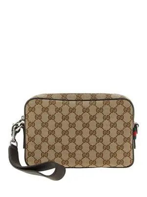 Gucci Gg Small Shoulder Strap - Brown