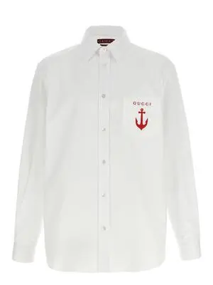 Gucci Poplin Shirt - White