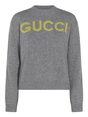 Gucci Wool Crewneck Sweater - Grey