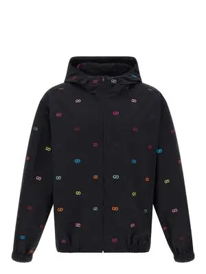 Gucci Gg Fil Coupé Jacket - Black