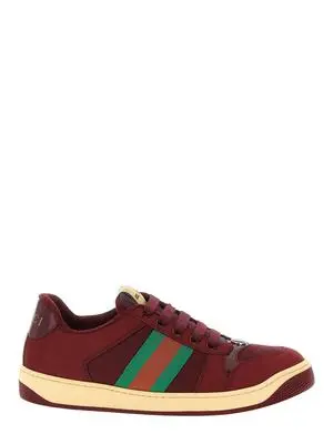 Gucci Screener Sneakers Bordeaux