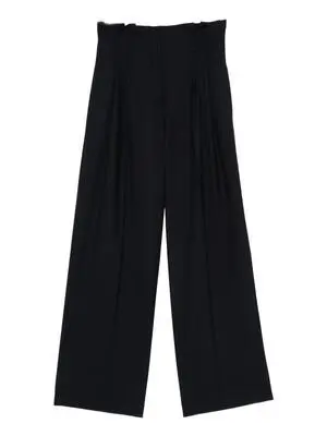 SEMICOUTURE Matisse Wool Blend Trousers - Blue