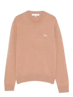 Maison Kitsuné Baby Fox Wool Jumper - Camel