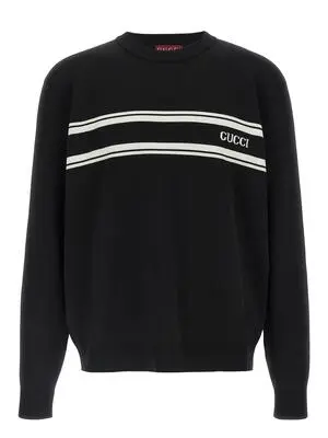 Gucci Intarsio Sweater - White/black