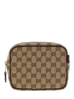 Gucci Gg Small Shoulder Strap - Beige