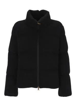 Moncler Mornas Short Down Jacket Black