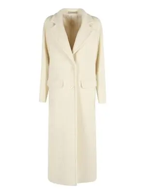 Tagliatore Wool Single-breasted Coat - Cream