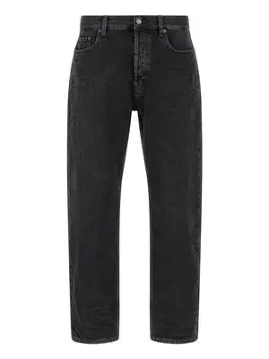 Saint Laurent Mick Cotton Denim Jeans - Black