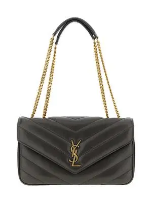 Saint Laurent Loulou Medium Shoulder Bag - Brown