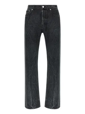 Séfr Classic Cut Straight Leg Jeans - Black