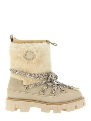 Moncler Peak Après Ankle Boots - Beige
