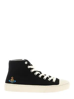 VIVIENNE WESTWOOD Plimsoll High-top Sneakers - Black