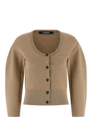 Jacquemus Le Gilet Doppio Cardigan - Beige