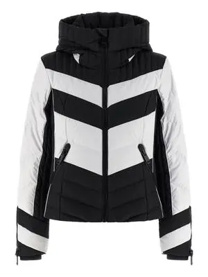 Goldbergh Down Padded Ski Jacket - White/black