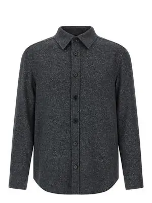 Zegna Mélange Overshirt - Gray