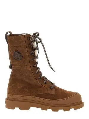 Moncler Vera High Boots - Brown