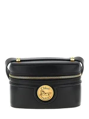 Chloé Horse Medal Crossbody Bag - Black