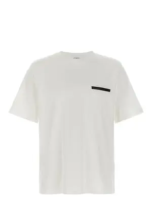 Berluti Leather Tab T-shirt - White