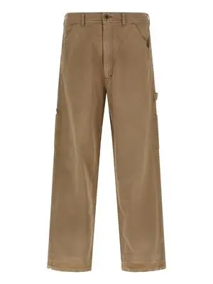 MAISON MARGIELA Herringbone Trousers - Beige
