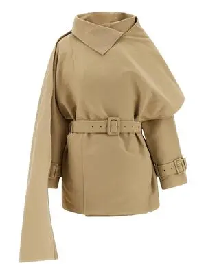 ENTIRE STUDIOS Mini Scarfcoat - Beige
