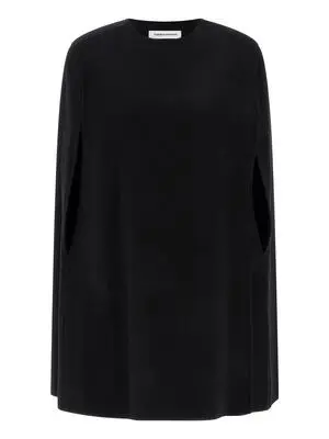 FEDERICA BONIFACI Virgin Wool Wrap Cape