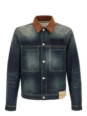 Alexander McQueen Trucker Denim Jacket - Blue