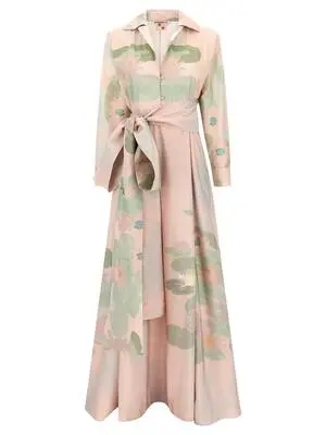 Bernadette Beatrice Long Dress - Pink