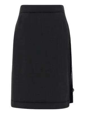 MAISON MARGIELA Midi Inside-up Skirt - Multicolor