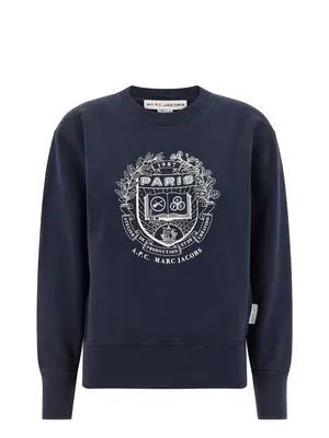 A.p.c. Paris' Capsule Sweatshirt For Marc Jacobs - Blue