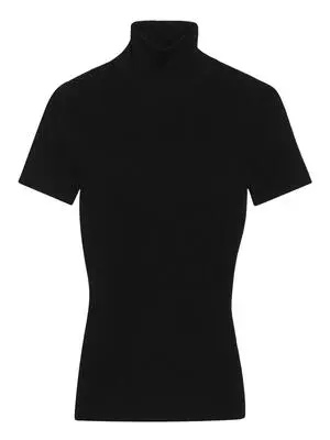 Max Mara Virgin Wool Turtleneck - Black