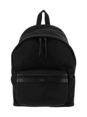 Saint Laurent City Backpack - Black