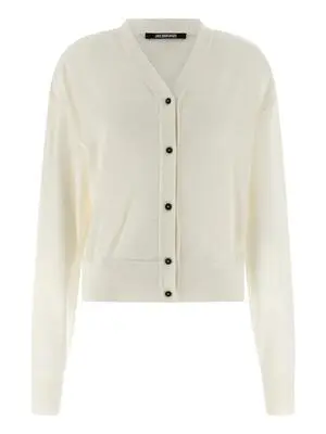 Jacquemus Le Cardigan Brodé Cardigan - White