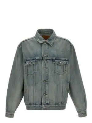 Saint Laurent Trucker Denim Jacket - Blue