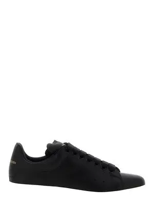 Alexander McQueen Larry Leather Sneakers - Black