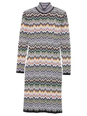 Missoni Wool Blend Midi Dress - Brown