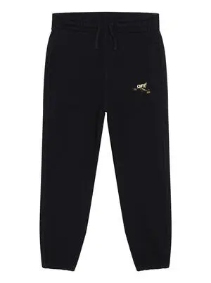 OFF WHITE™ Diagonal Splat Logo Jogging Trousers - Black