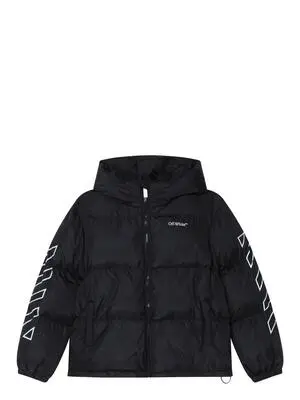 OFF WHITE™ Puffer Jacket - Black