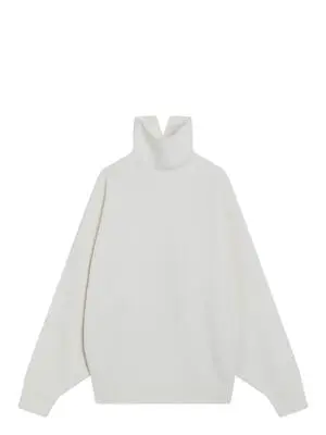 Fear Of God Turtleneck Sweater In Wool - White