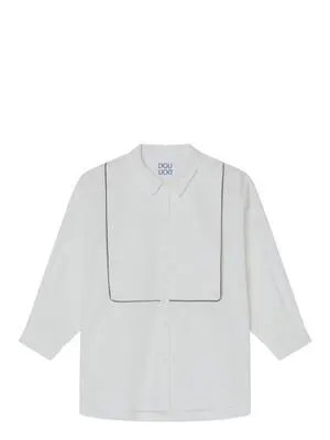 DOUUOD Como Cotton Shirt - White